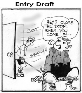 Hockey Cartoons Panels